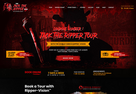 Jack The Ripper Tour | Projects | Siteminders